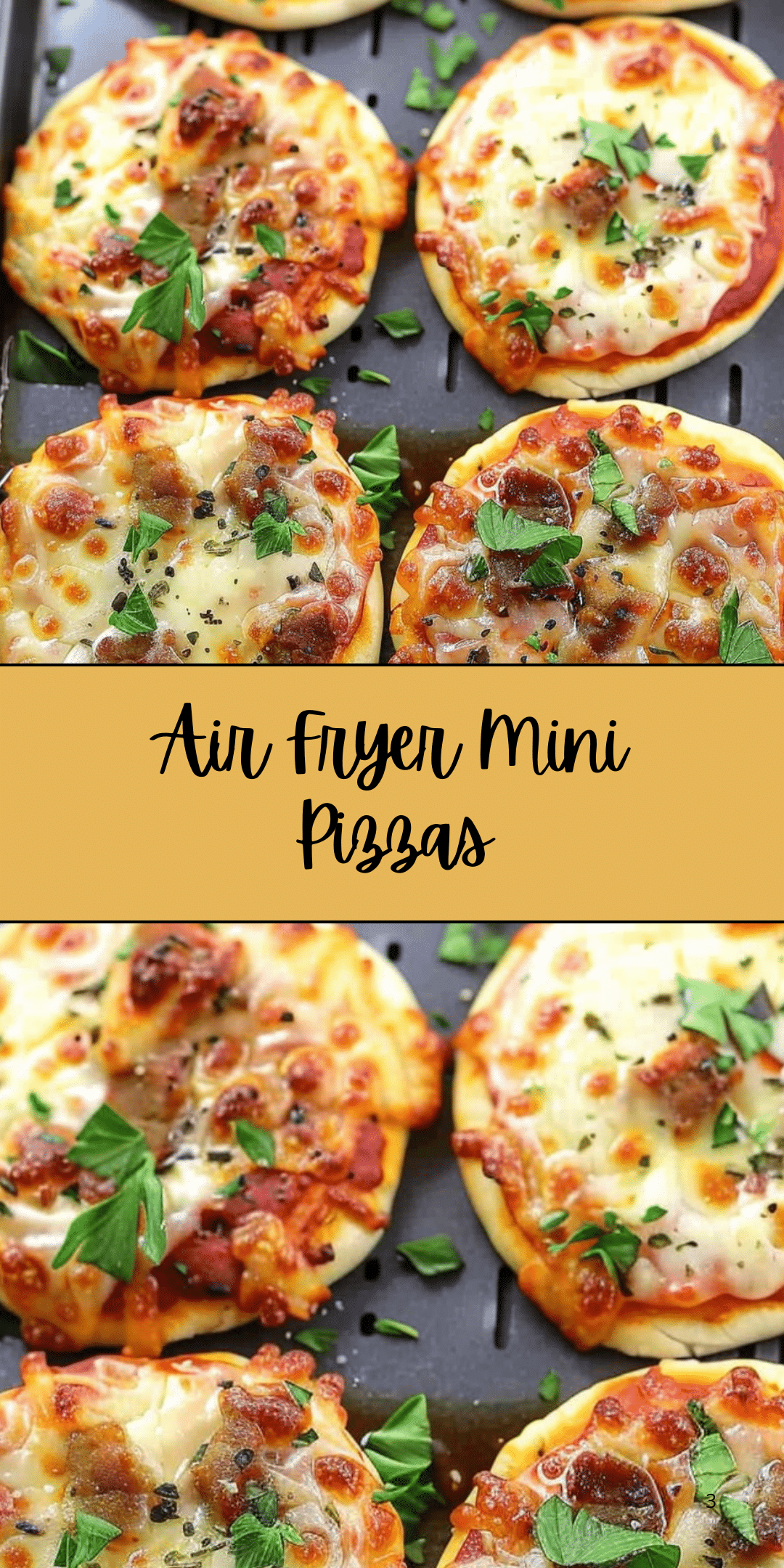 Air Fryer Mini Pizzas | Quick and Sweet Recipes