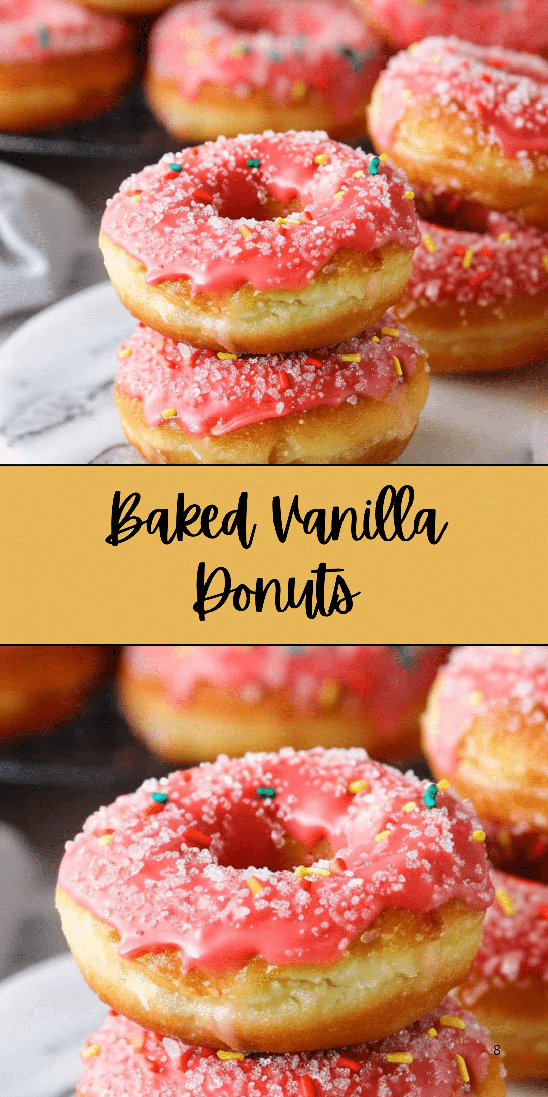 Baked Vanilla Donuts | Quick and Sweet Recipes
