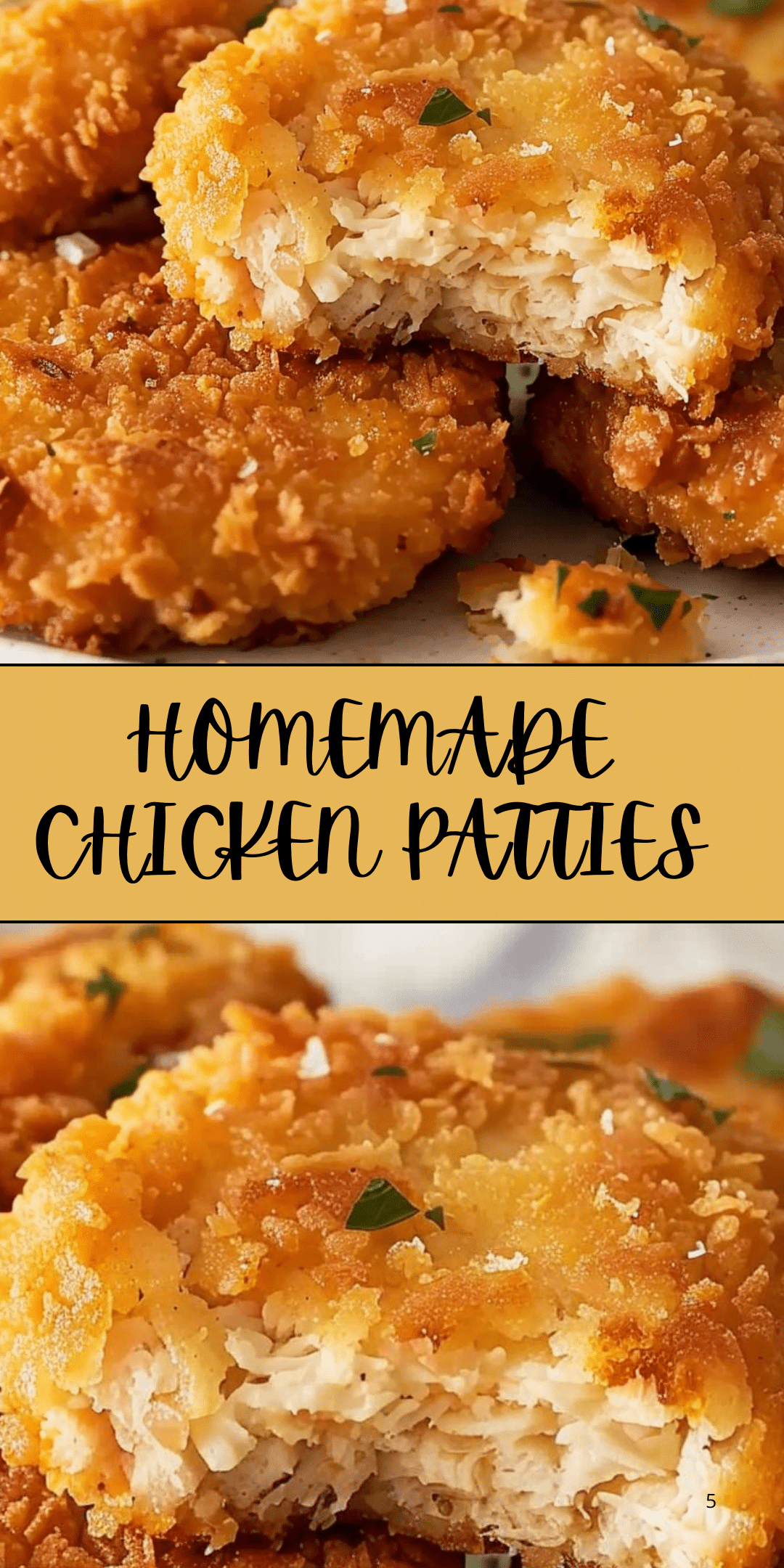 Homemade Chicken Patties | Quick and Sweet Recipes