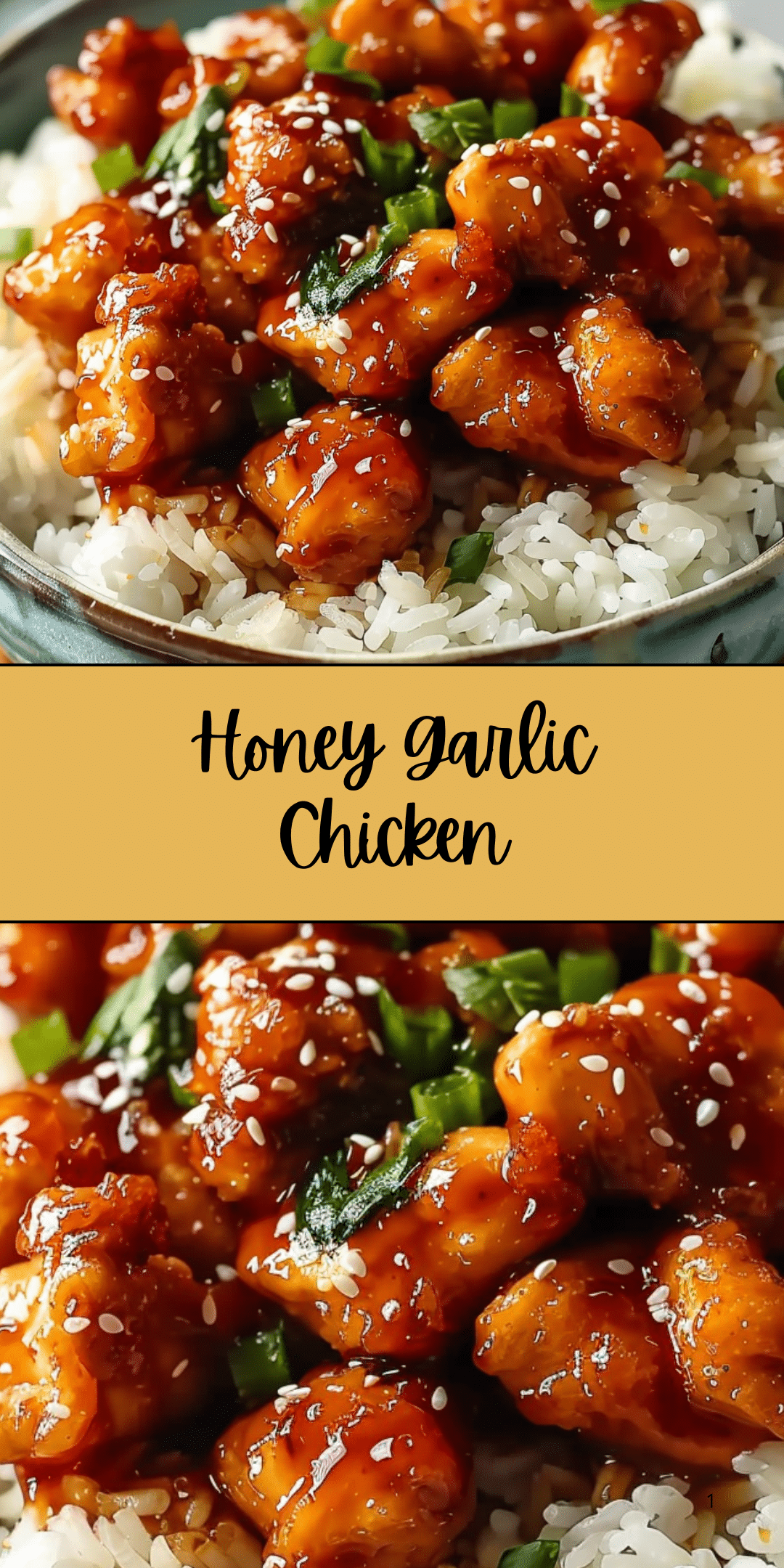 Honey Garlic Chicken | Quick and Sweet Recipes