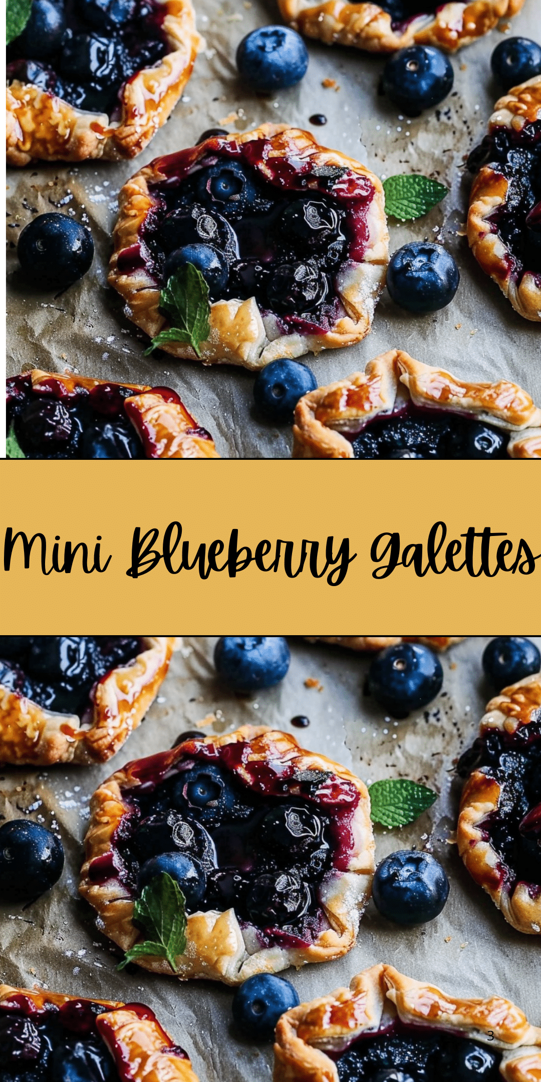 Mini Blueberry Galettes | Quick and Sweet Recipes