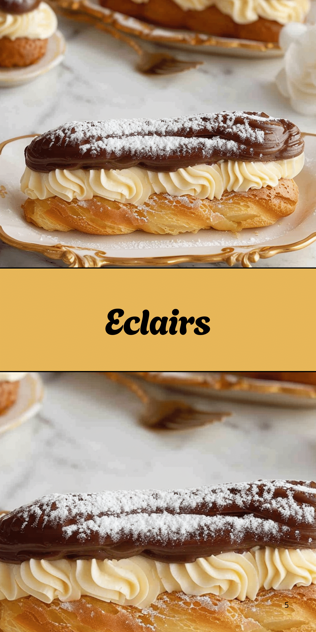 Éclairs | Quick and Sweet Recipes