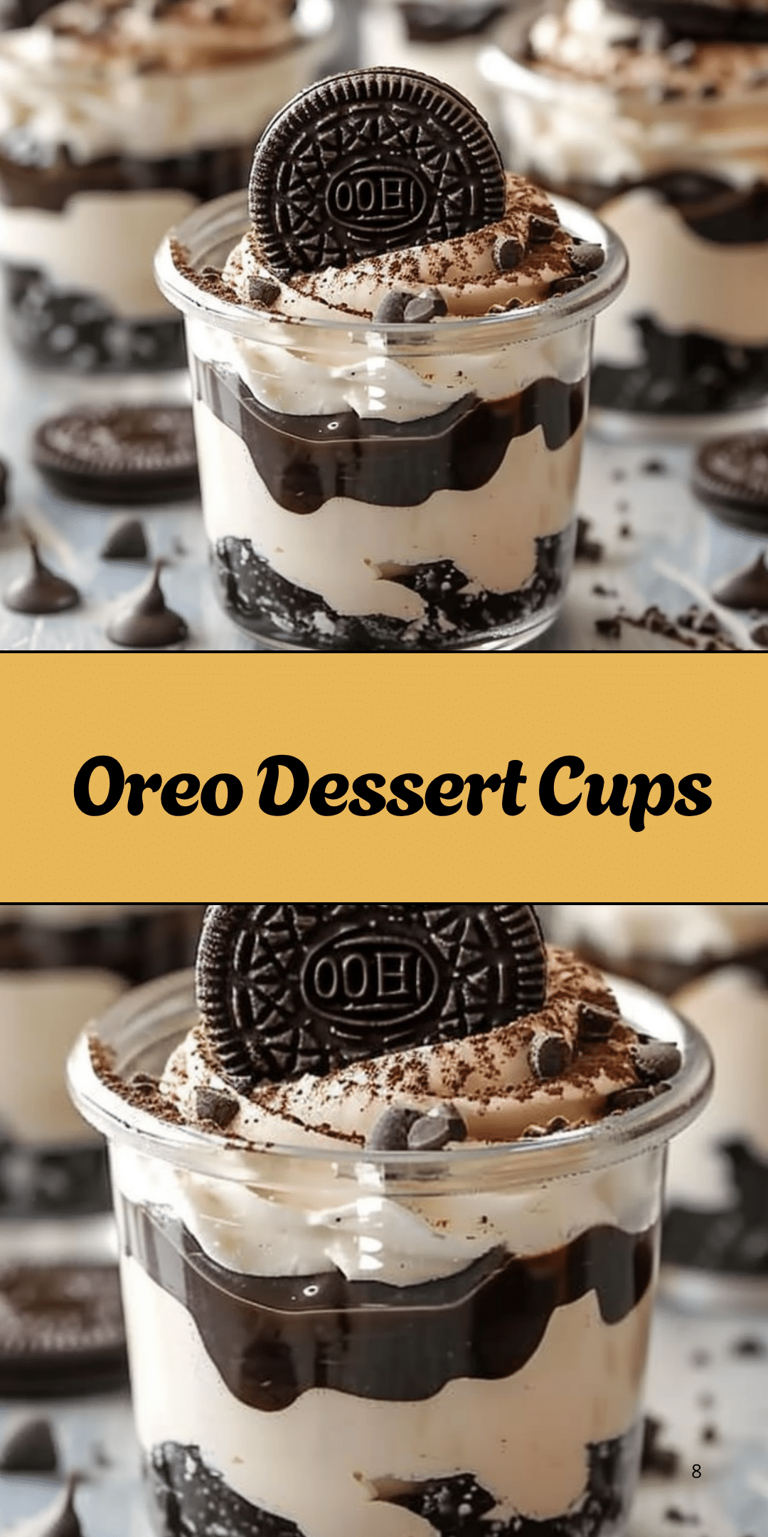 EASY Oreo Dessert Cups: A Delicious, No-Bake Treat | Quick and Sweet ...