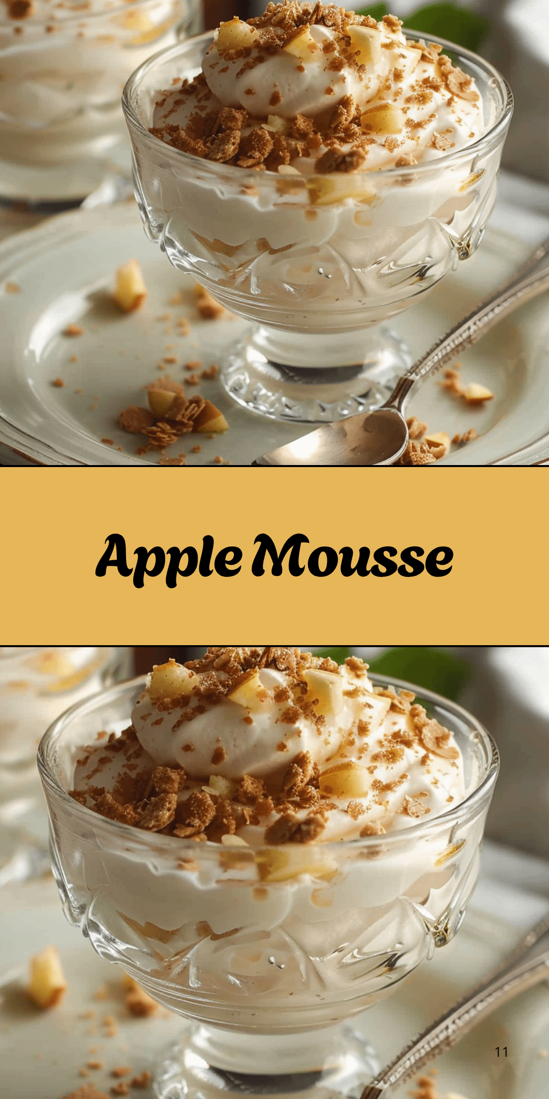 Apple Mousse | Quick and Sweet Recipes