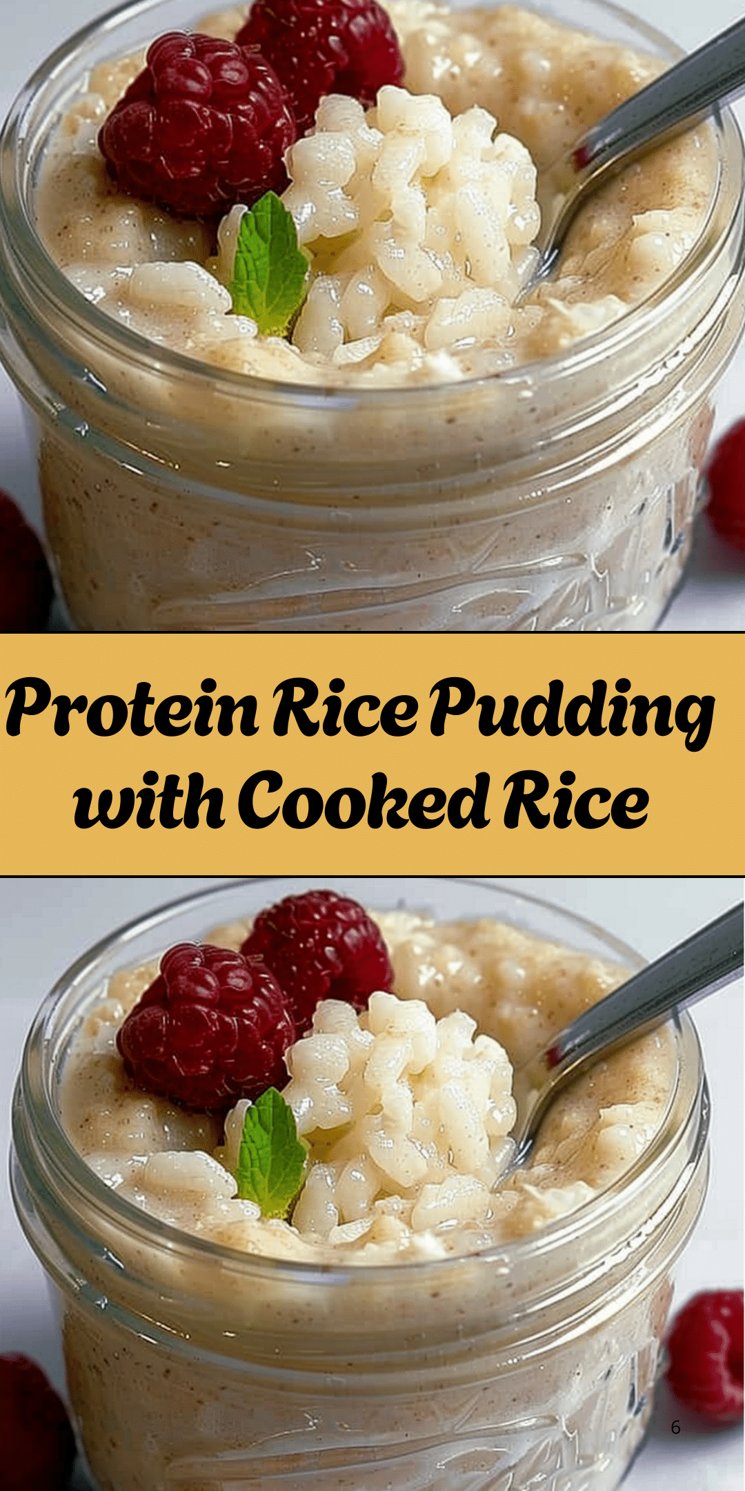 Protein Rice Pudding with Cooked Rice | Quick and Sweet Recipes