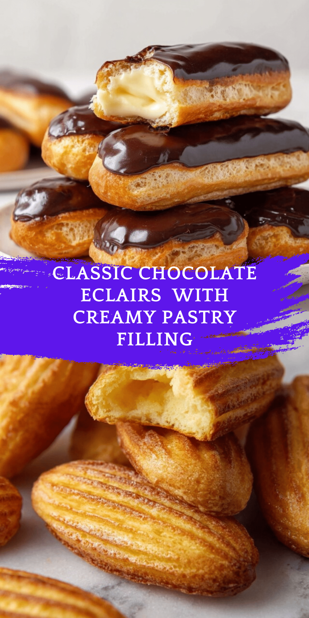 Classic Chocolate Eclairs - Foolproof French Pastry Recipe