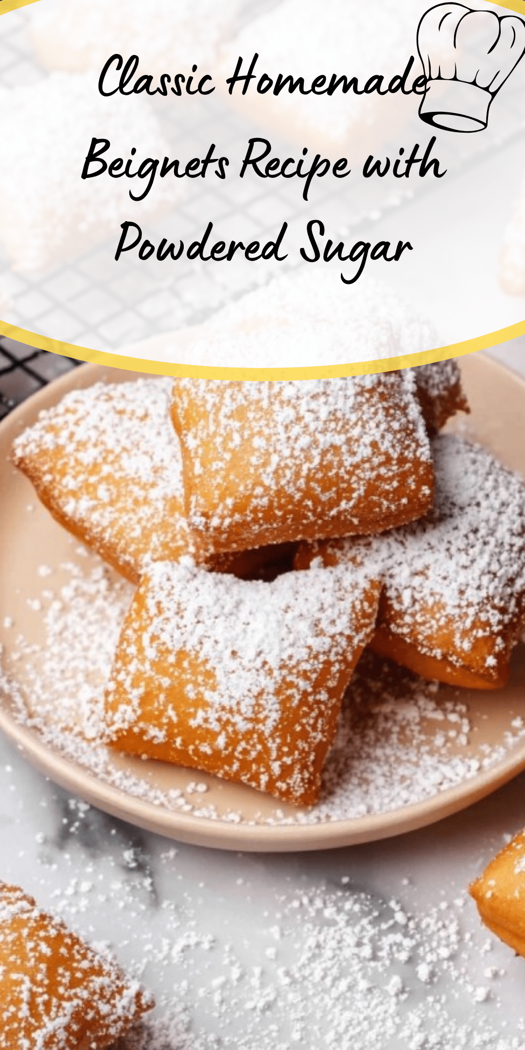 Classic Fried Beignets with Powdered Sugar – Irresistible & Fluffy