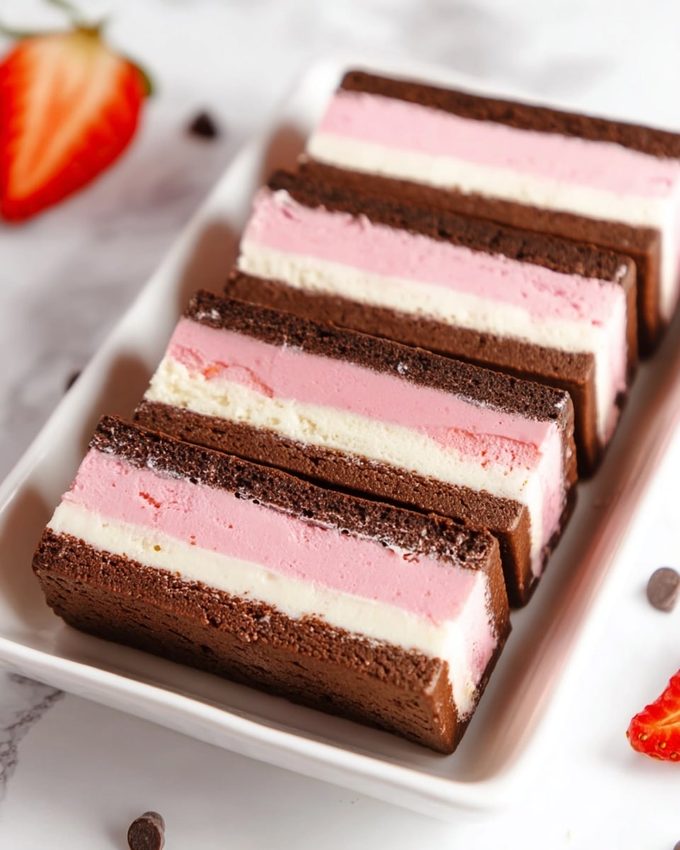 Neapolitan Ice Cream Sandwiches: Fun & Delicious Homemade Treats