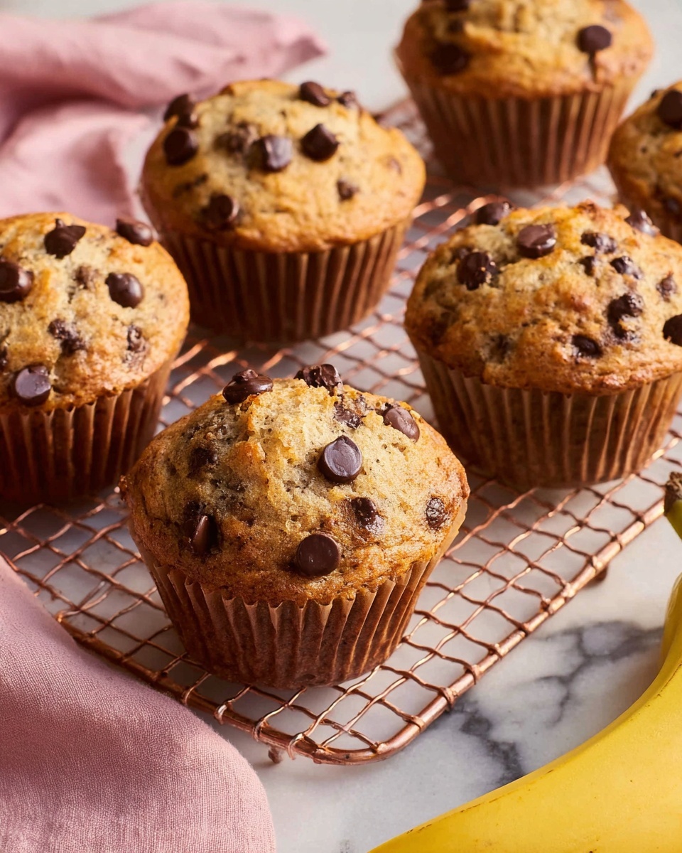Banana Chocolate Chip Muffins: Irresistibly Soft & Moist Treat