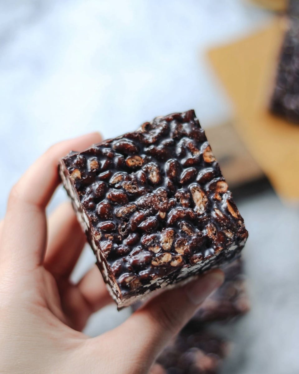 Chocolate Peanut Butter Crunch Bars (Dairy-Free) | Delicious & Quick