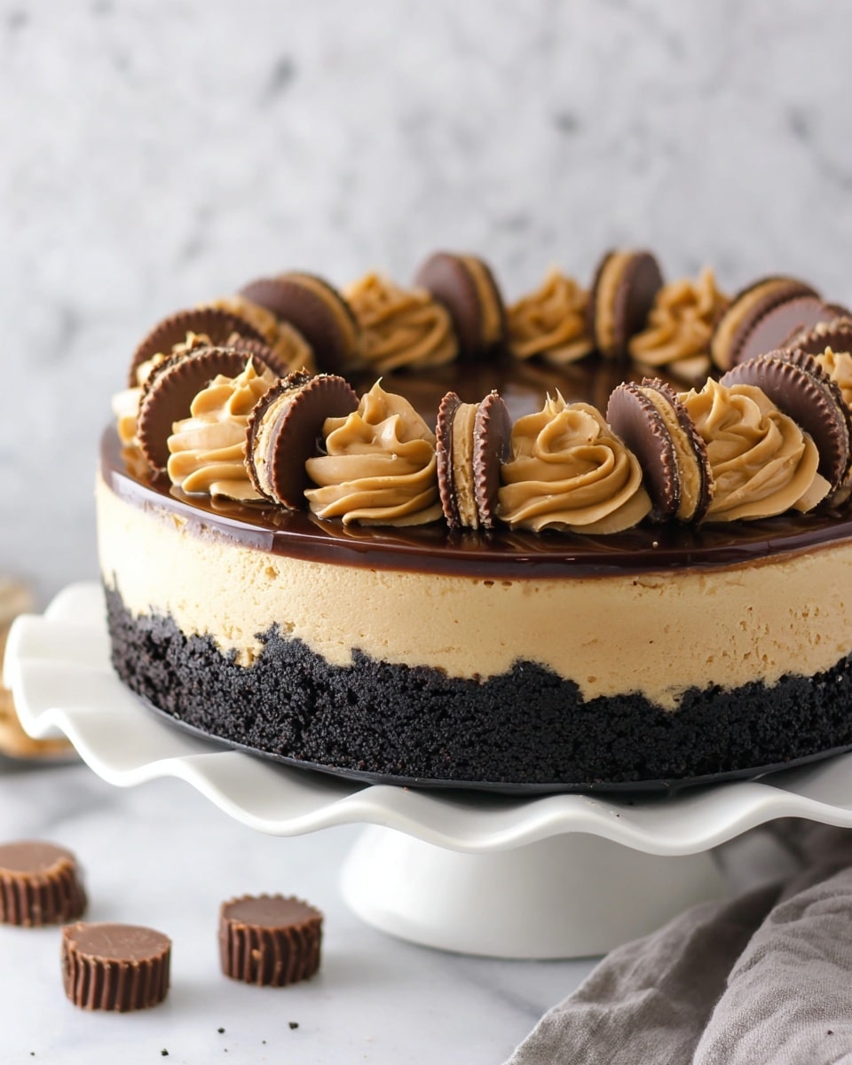 Reese's Cheesecake: Decadent Peanut Butter Chocolate Dessert