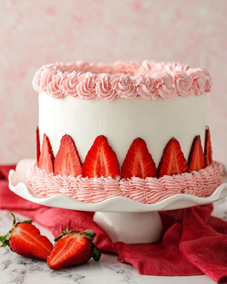 Strawberry Ice Cream Cake: Delicious Summer Dessert