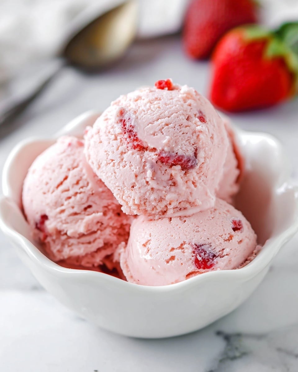 No-Churn Strawberry Ice Cream: Creamy Summer Delight