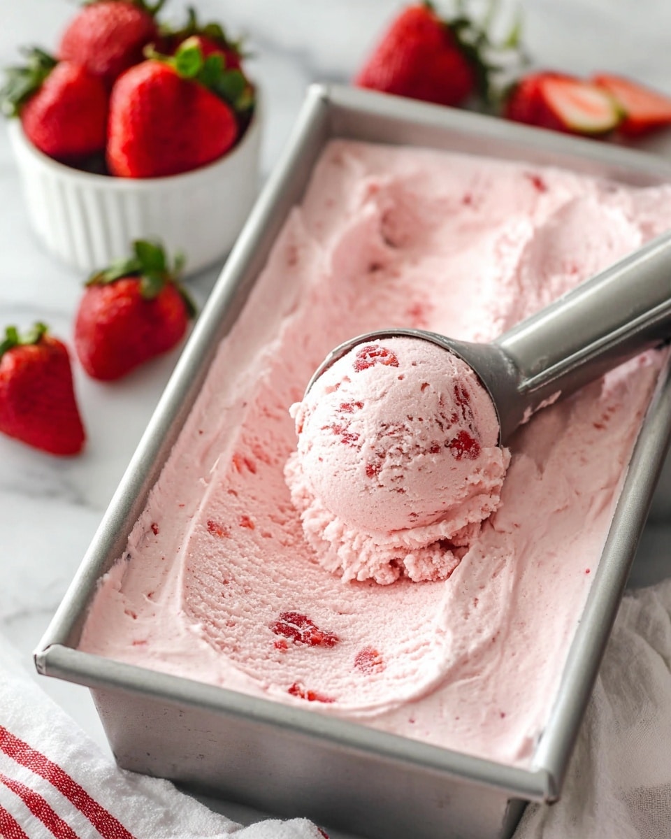 No-Churn Strawberry Ice Cream: Creamy Summer Delight