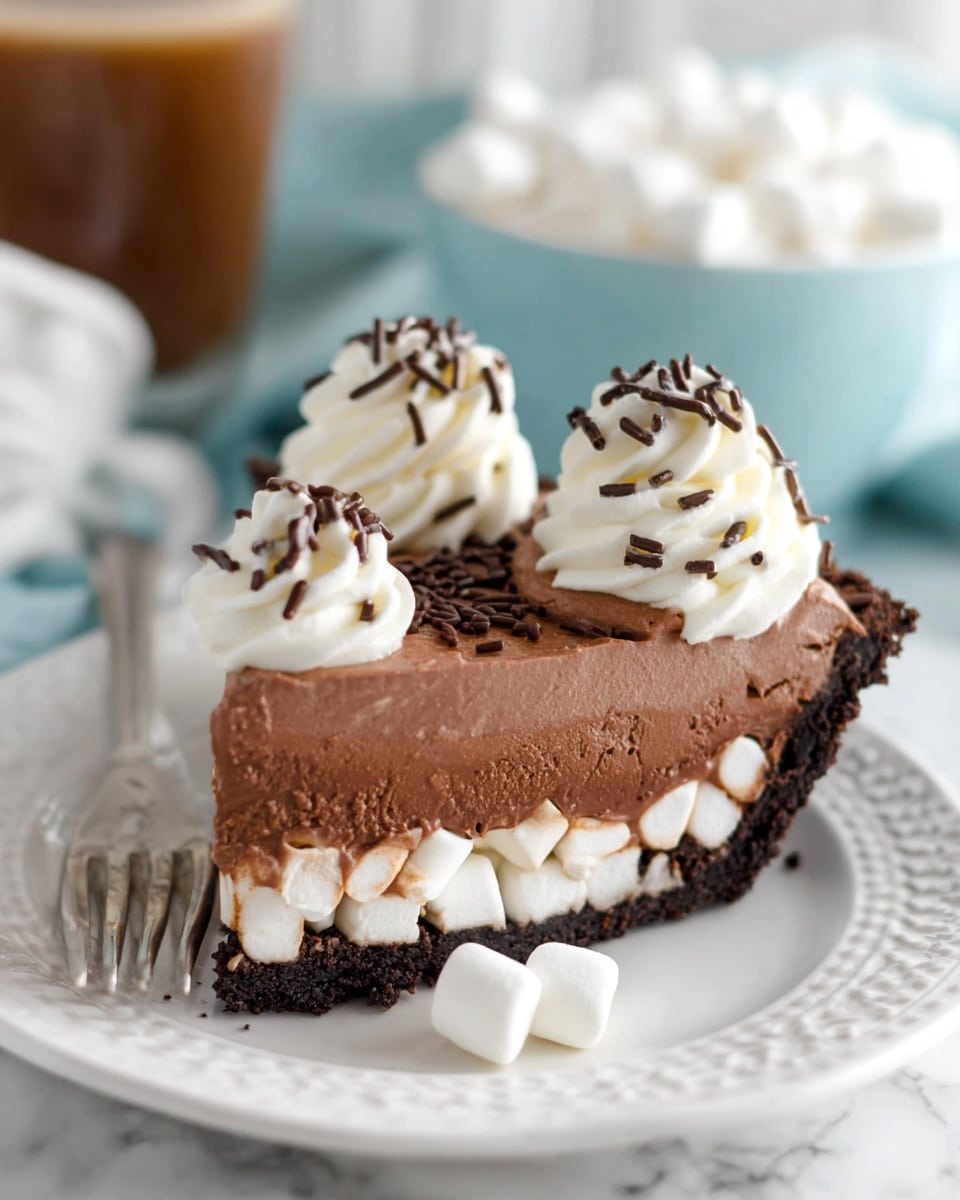 Baileys Hot Chocolate Ice Cream Pie - Decadent Easy Dessert