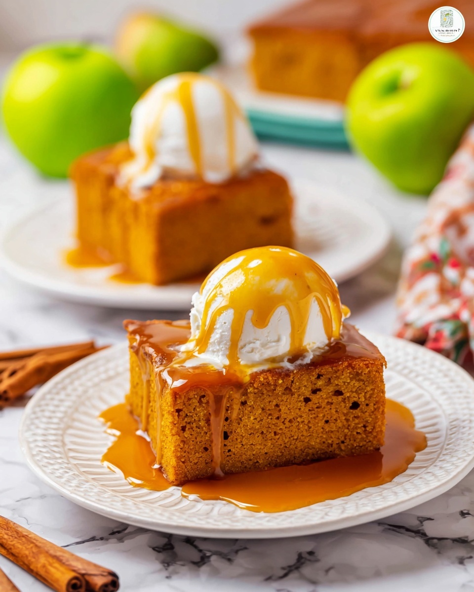 Easy Caramel Apple Cake - Cozy Fall Dessert Delight