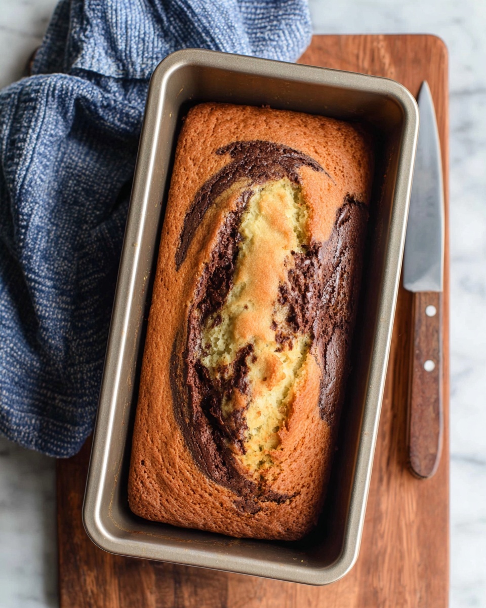 Chocolate Vanilla Marble Cake: Delicious Swirled Dessert