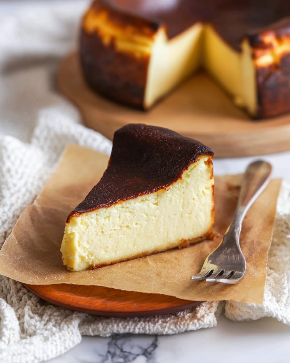 Burnt Basque Cheesecake: Irresistibly Creamy & Caramelized