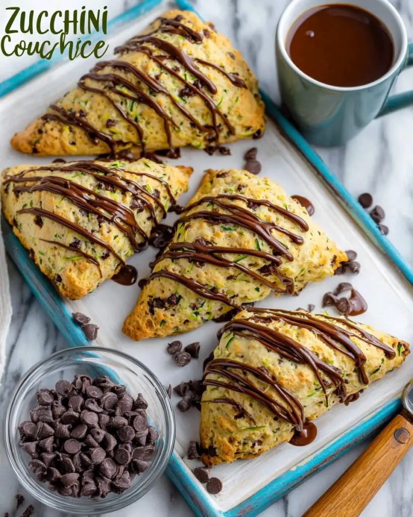 Chocolate Chip Zucchini Scones – Delicious and Moist Breakfast Bake